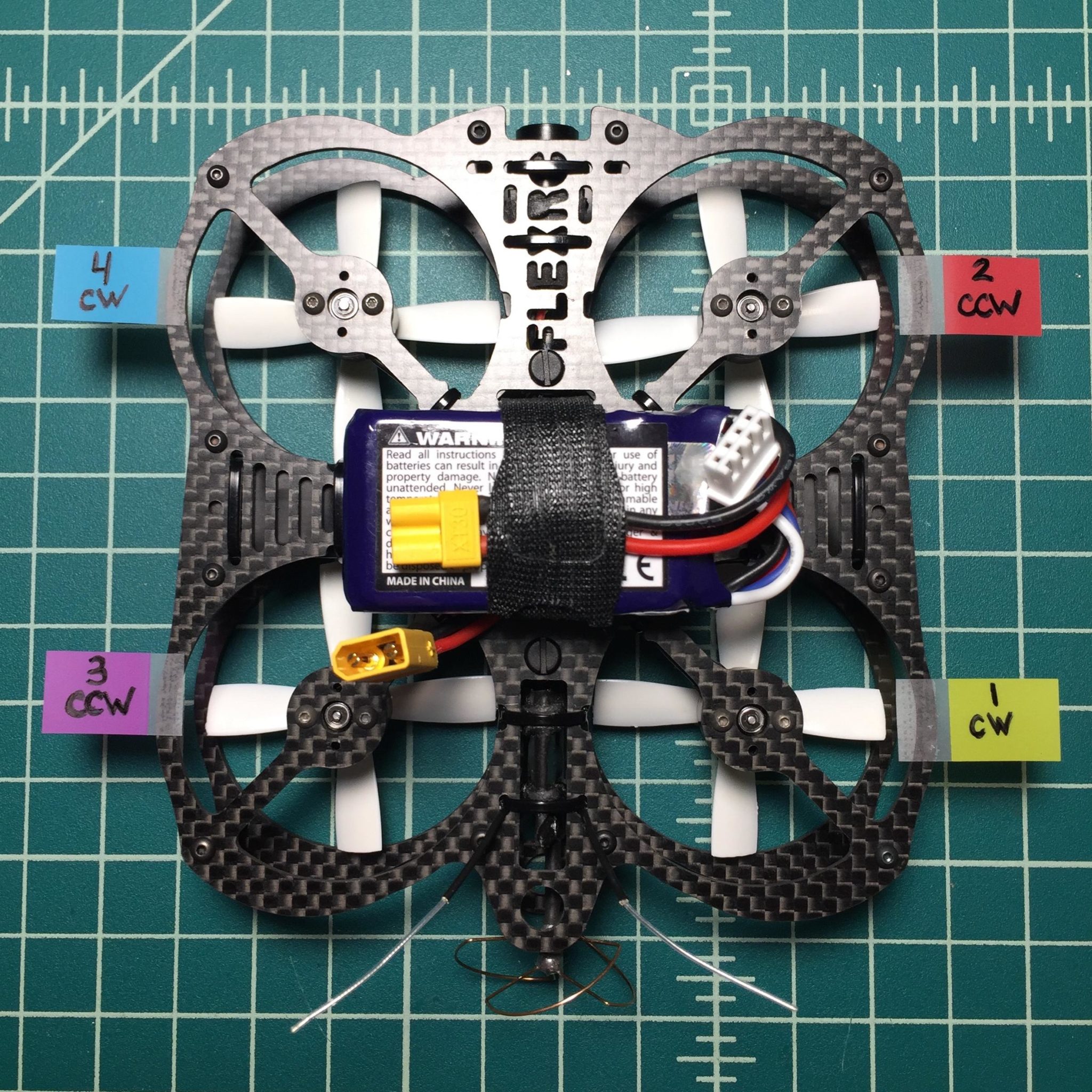 Motor direction quick reference – Flex RC